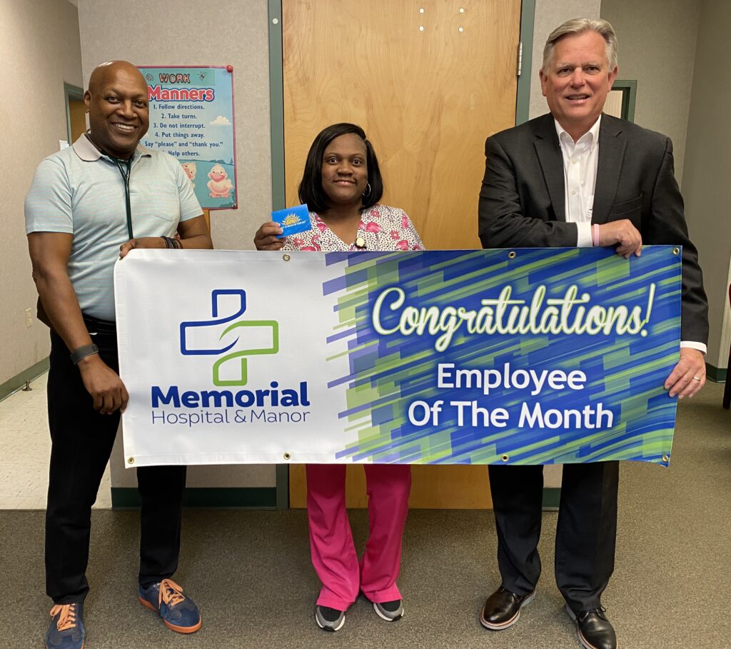 Employee of the Month – Jamie Williams – April 2024 | Memorial Hospital & Manor