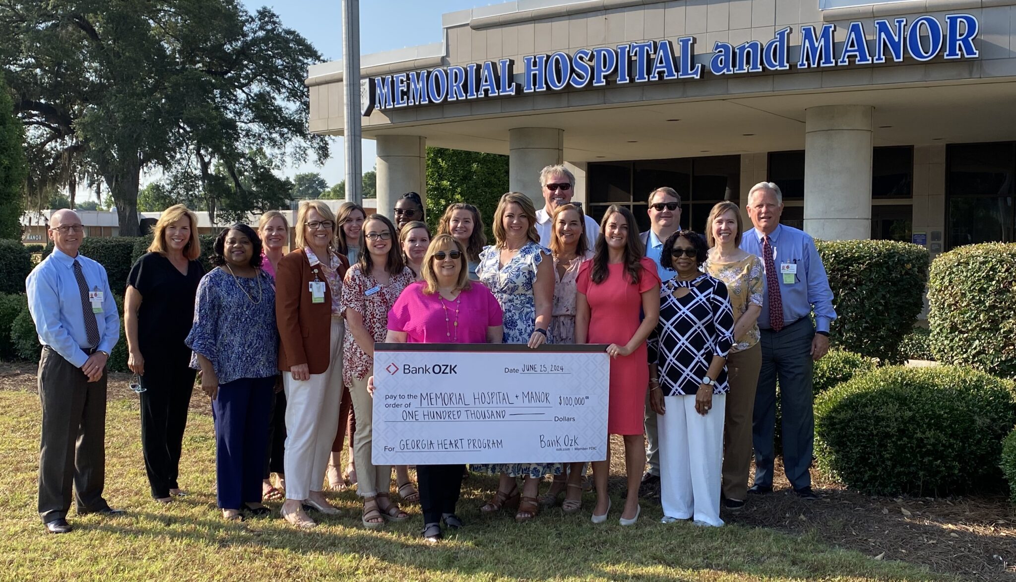 First Port City Bank Contributes $110K to MHM through GA Heart Program ...