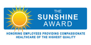 SUNSHINE Award | Memorial Hospital & Manor