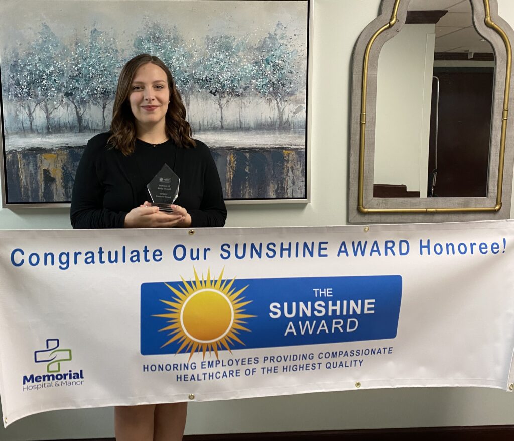 Sunshine Award Winner – Kristen Drexler – 4th Qtr 2024 | Memorial ...