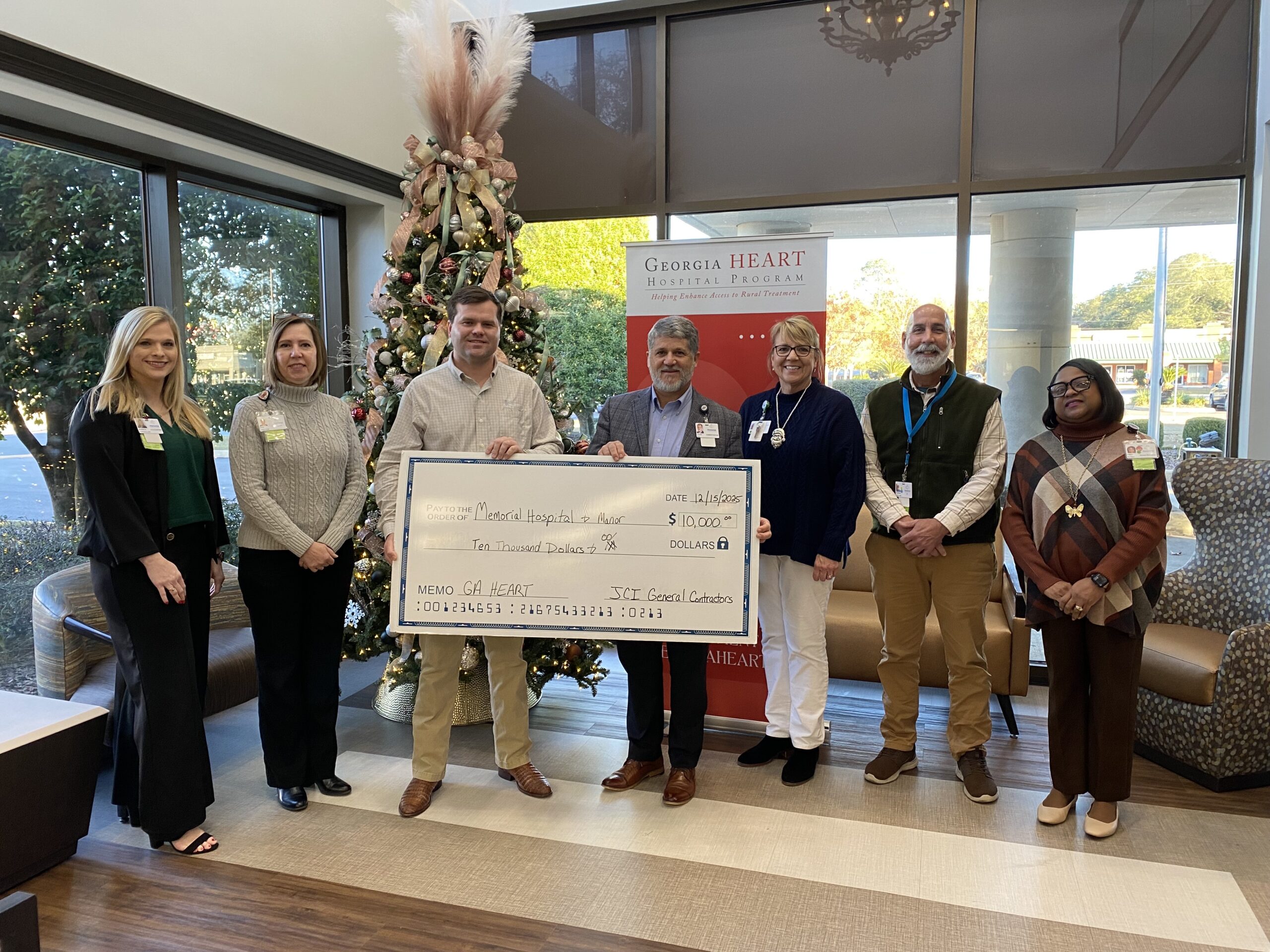 JCI General Contractors Contributes $10K to MHM through GA Heart Tax ...